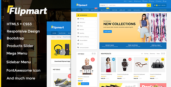 Flipmart - Responsive Ecommerce Template by themesground | ThemeForest