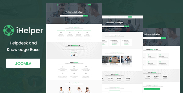 iHelper - Helpdesk and Knowledge Base Joomla Template by tiva_theme