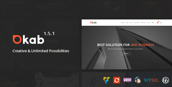 Okab - Responsive Multi-Purpose WordPress Theme by PixelDima | ThemeForest