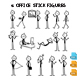 Set of Office Stick Figures by stickfigureshop | GraphicRiver