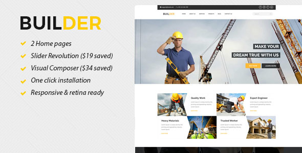 Builder - Construction and Builder WordPress Theme by template_path
