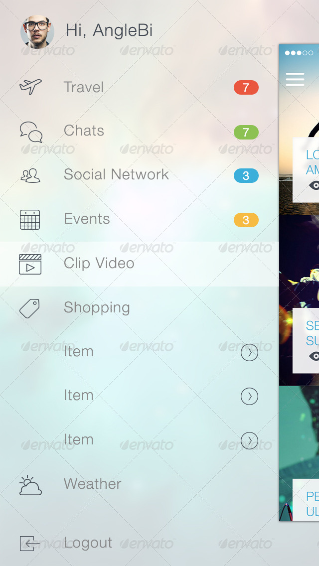 8 Quality Part 2 - Mobile UI Kit by angelbi88 | GraphicRiver
