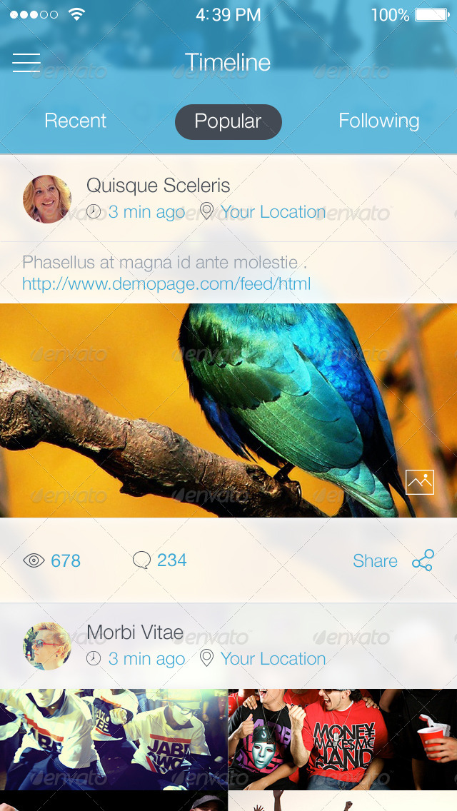 8 Quality Part 2 - Mobile UI Kit by angelbi88 | GraphicRiver