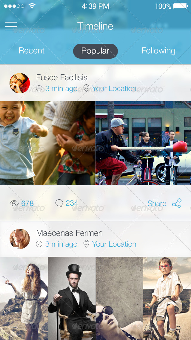 8 Quality Part 2 - Mobile UI Kit by angelbi88 | GraphicRiver