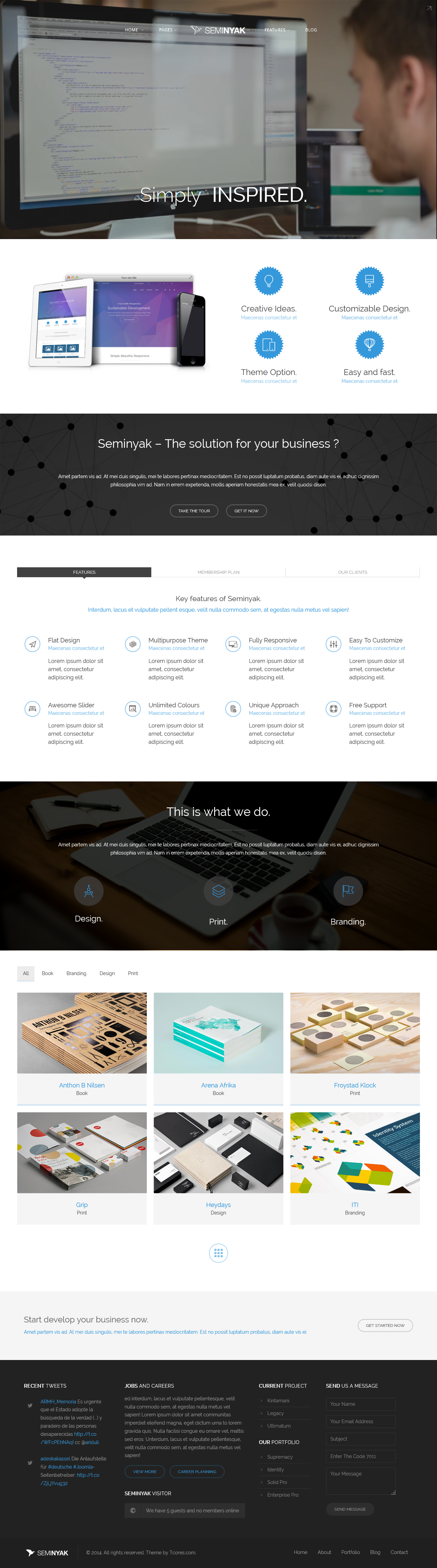 Seminyak - Responsive Multi-Purpose Joomla Theme by Twincore | ThemeForest