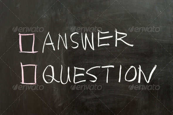 Answer or question - Stock Image - Everypixel