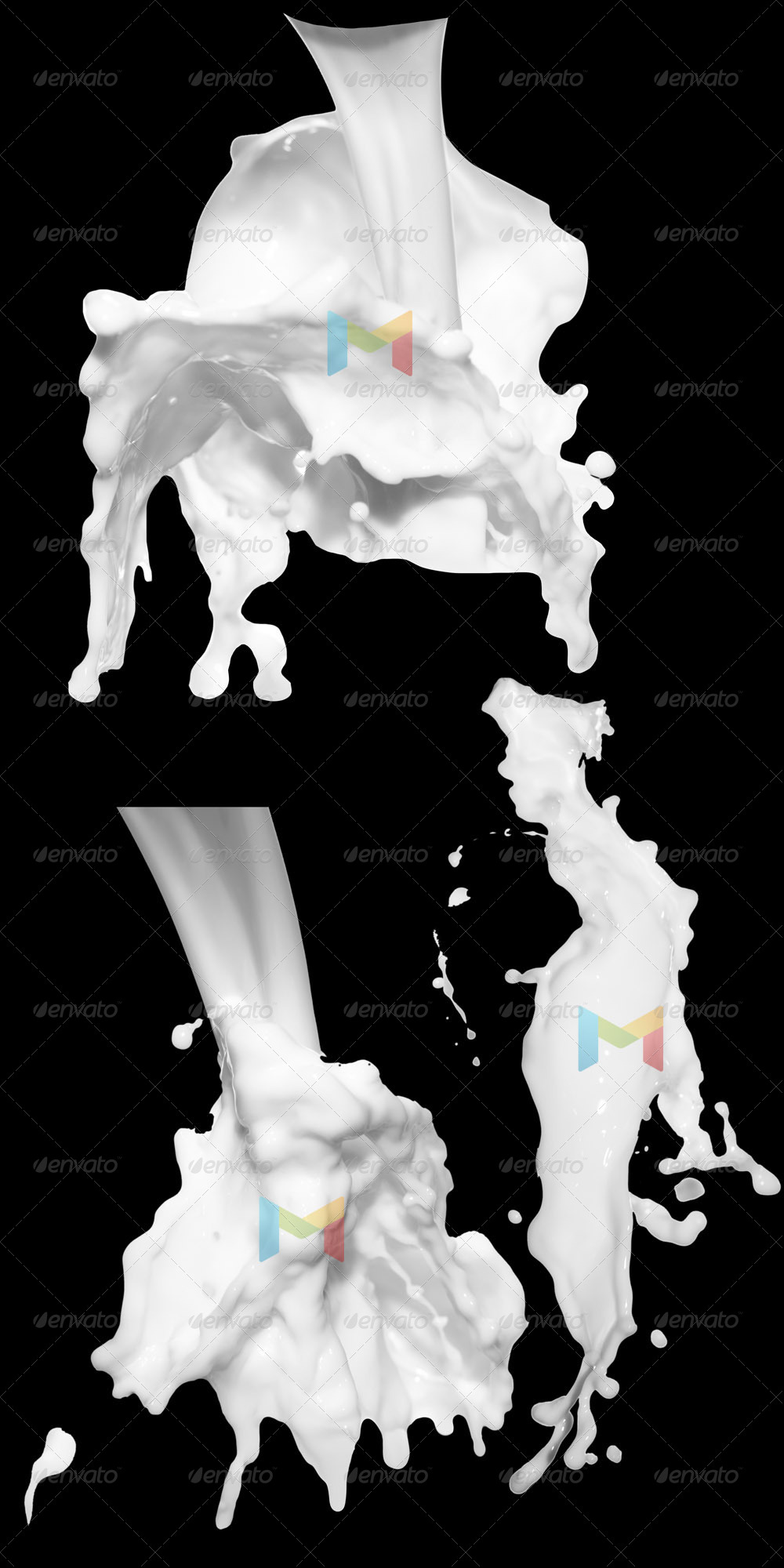 High Resolution Milk Splatter by CGinstitute | GraphicRiver