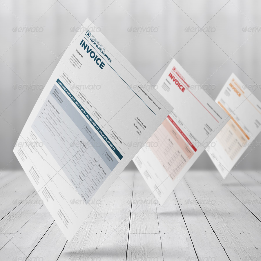 Elite Invoices by egotype | GraphicRiver