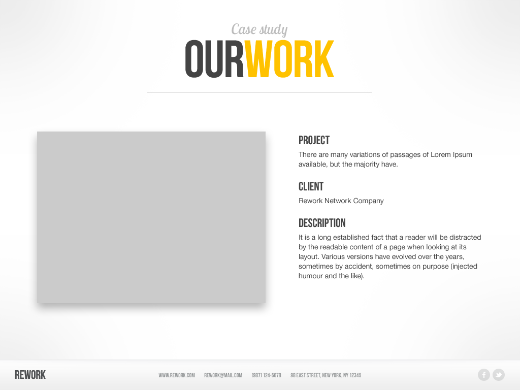 Rework Keynote Presentation Template by Mird | GraphicRiver