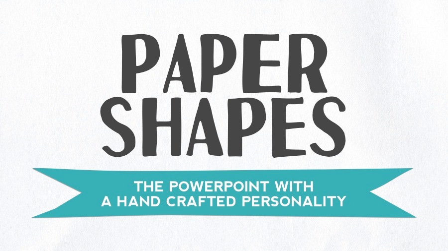 Paper Shapes Powerpoint Presentation Templates by 83MUNKIS | GraphicRiver