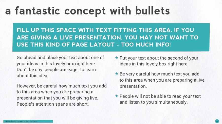 Paper Shapes Powerpoint Presentation Templates by 83MUNKIS | GraphicRiver
