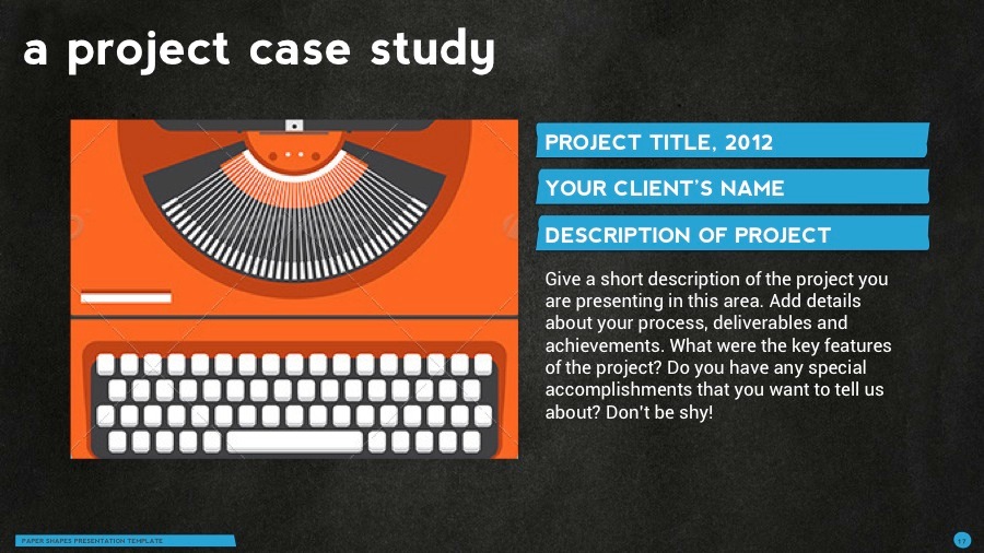 Paper Shapes Powerpoint Presentation Templates by 83MUNKIS | GraphicRiver