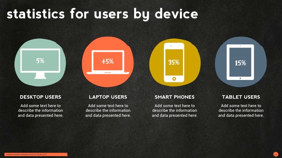 Paper Shapes Powerpoint Presentation Templates by 83MUNKIS | GraphicRiver