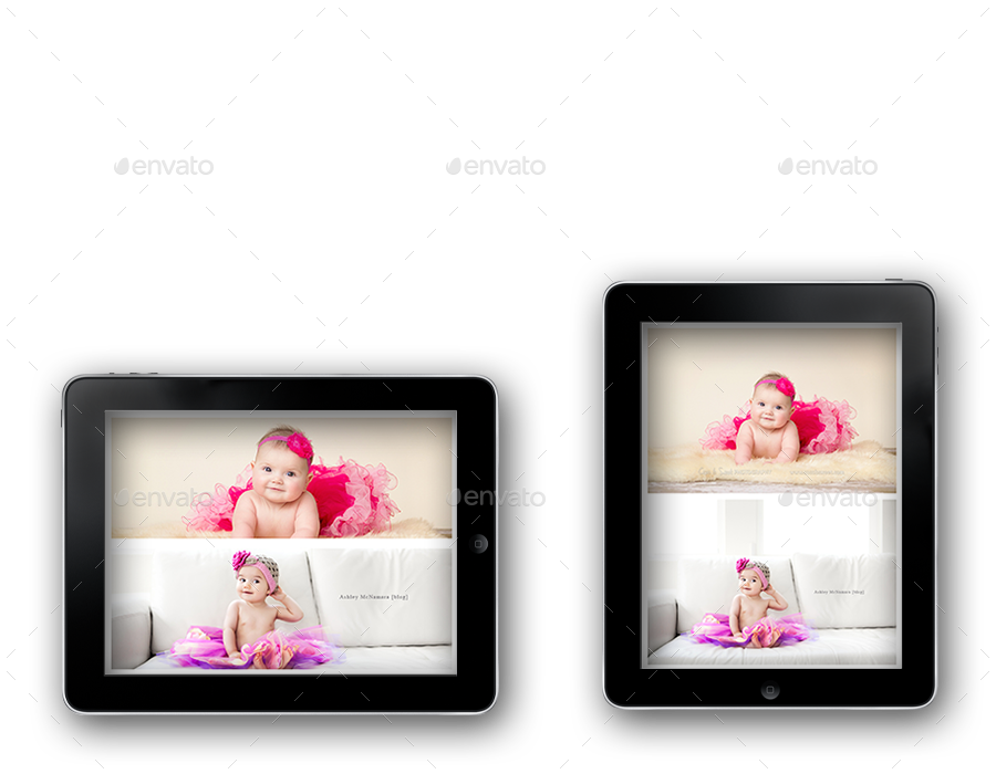 iPad & Tablet Baby Photo Album by crew55design | GraphicRiver