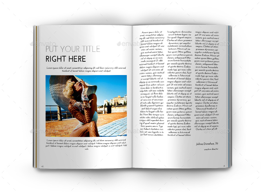 Magazine Template by crew55design | GraphicRiver