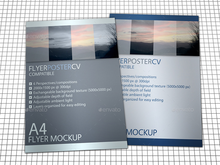 Realistic Flyer/Poster Mockup by Kipet | GraphicRiver