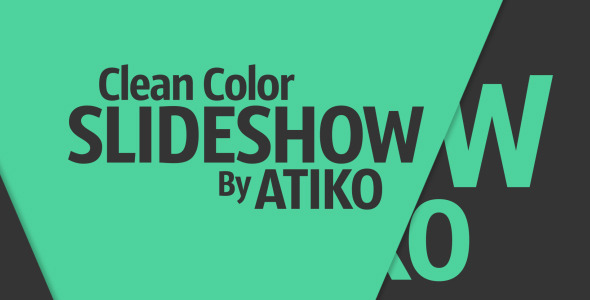 Clean Color Slideshow by ATIKO | VideoHive