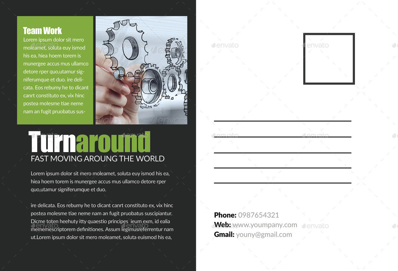 Multi Use Business Post Cards Bundle by designhub719 | GraphicRiver