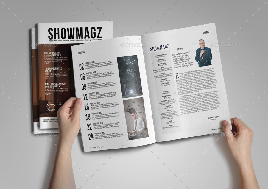 Magazine Template by alhaytar | GraphicRiver