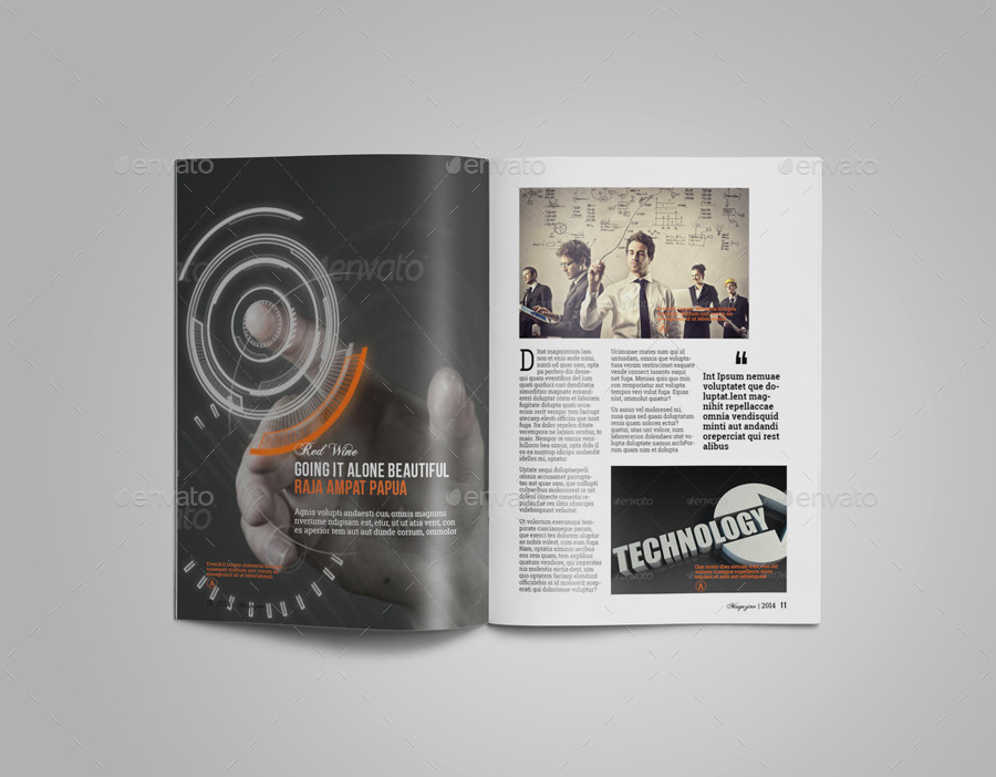 Magazine Template by alhaytar | GraphicRiver