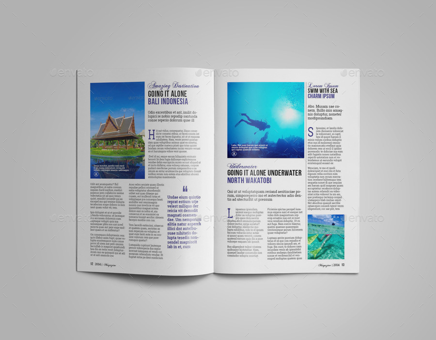 Magazine Template by alhaytar | GraphicRiver