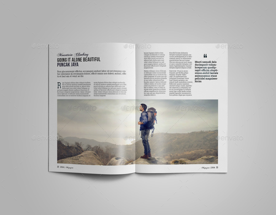Magazine Template by alhaytar | GraphicRiver