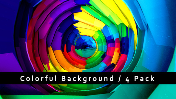Colorful / Background / 4 Pack by gcframes | VideoHive