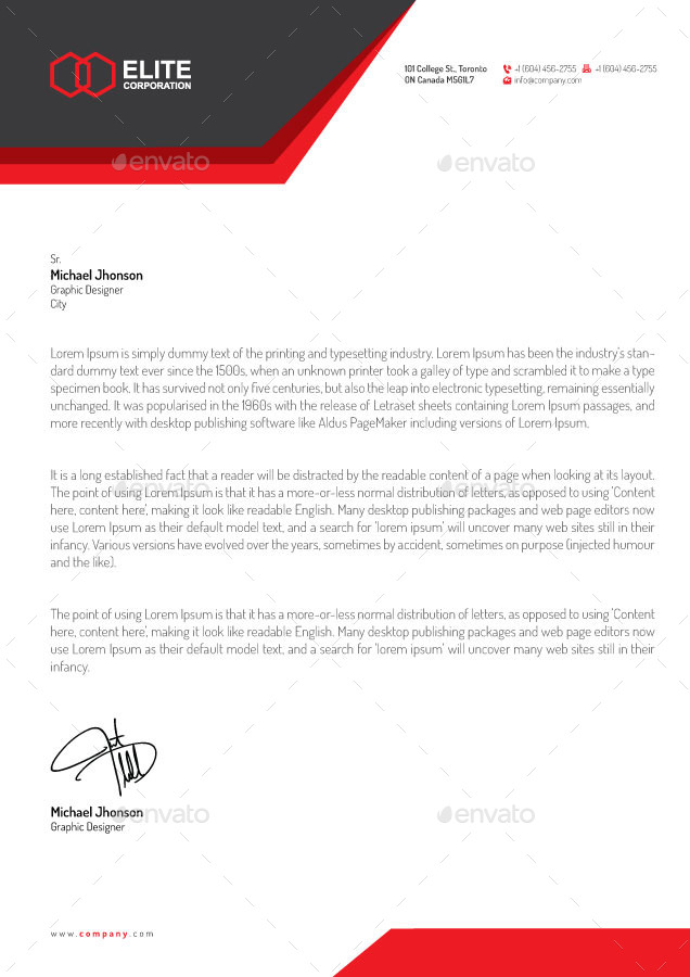 Letterhead by arsalanhanif | GraphicRiver