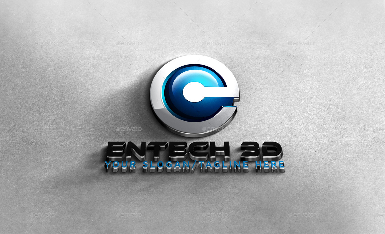 Entech 3D Logo Template by thelionstudios | GraphicRiver