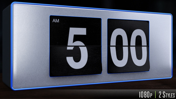 5 A.M. Flip Alarm Clock by butlerm | VideoHive