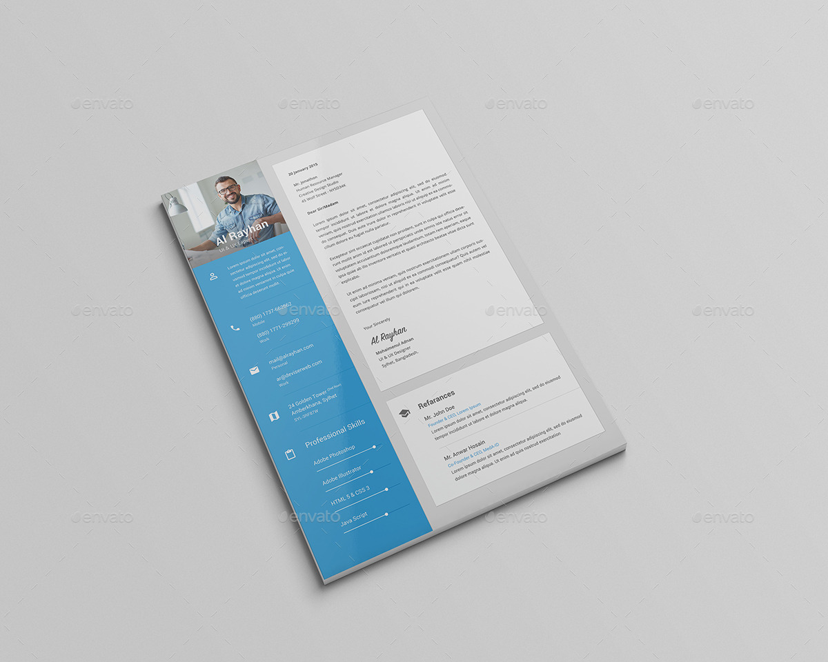 Material CV/Resume by rtralrayhan | GraphicRiver