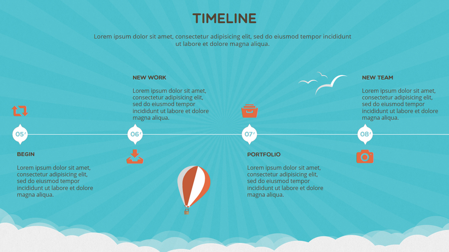 Journey to Heaven PowerPoint Template by MassDream | GraphicRiver