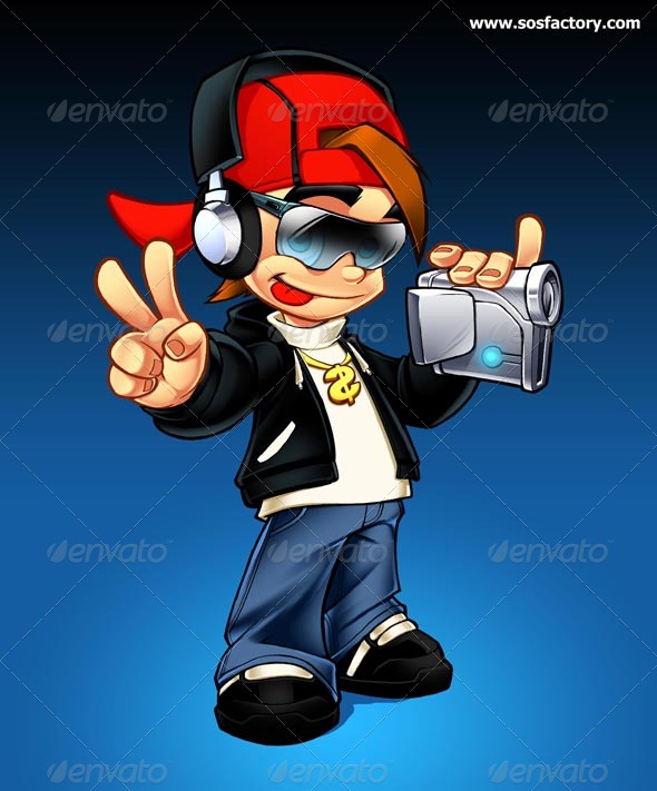 Mascot design B-Boy | GraphicRiver