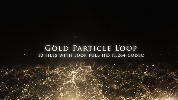Classic Golden Particle by johnfl051 | VideoHive