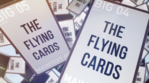 Flying cards by TranSMaxX | VideoHive