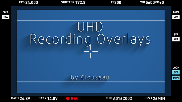 Camera Recording Overlay Set by Clouseau | VideoHive