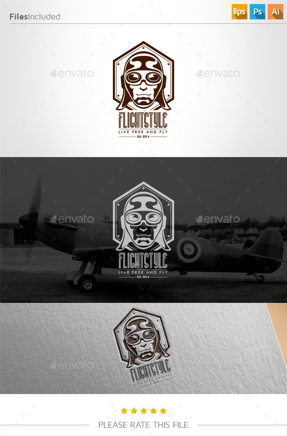 Aviator Logo by Exe-Design | GraphicRiver