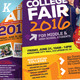 College Fair Flyer Templates by kinzi21 | GraphicRiver