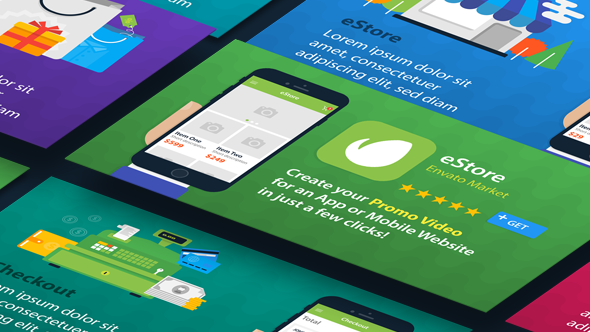 eStore - Mobile App Promo by OVAL | VideoHive
