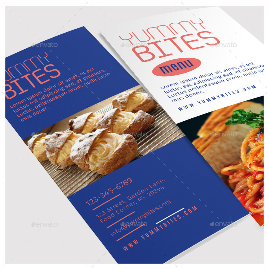 Restaurant Food Menu Trifold Brochure Vol3 by huemenow | GraphicRiver