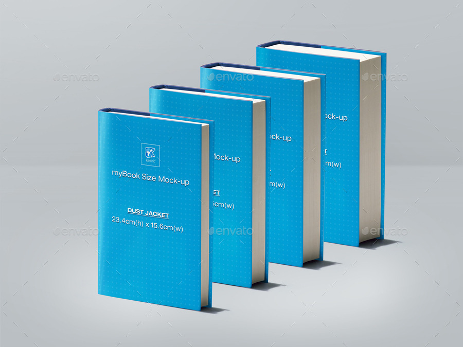 myBook Size Mock-up v1 by kenoric | GraphicRiver