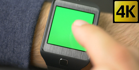 Smartwatch Green Screen Gestures Finger by Vulk | VideoHive