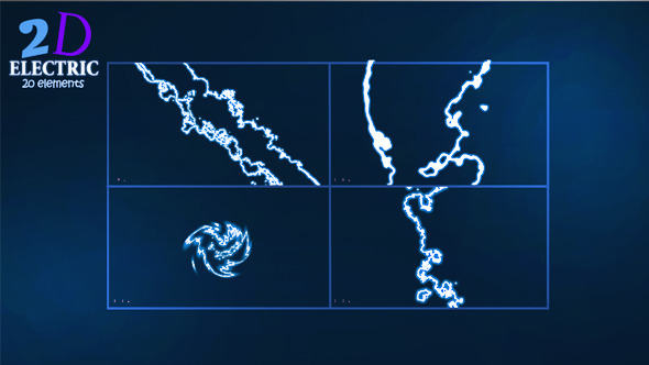 2D FX Electric Elements by lordjony | VideoHive