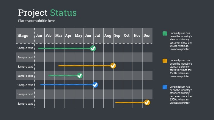 Project Status PowerPoint Presentation Template by SanaNik | GraphicRiver