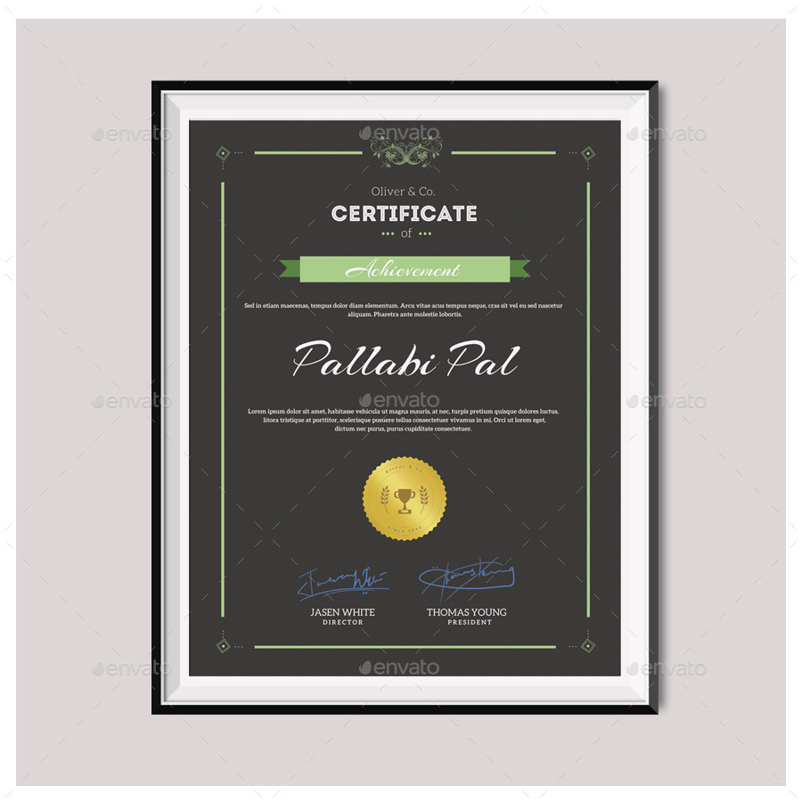 Multipurpose Certificate Template by huemenow | GraphicRiver