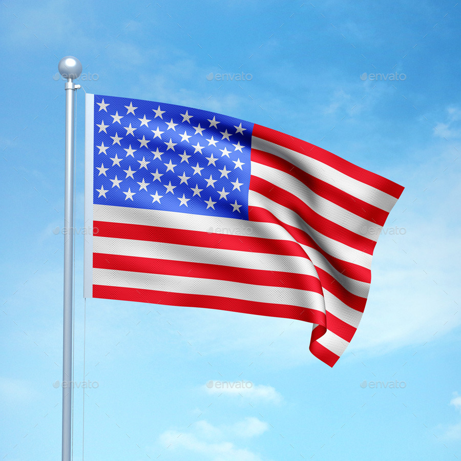 3d Flag Mockup by kenoric | GraphicRiver