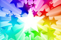 Photo of Colourful star burst lights | Free christmas images