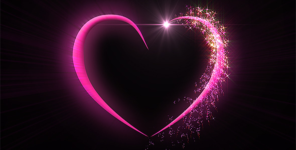 Magical Valentine`s Heart by kurbatov | VideoHive