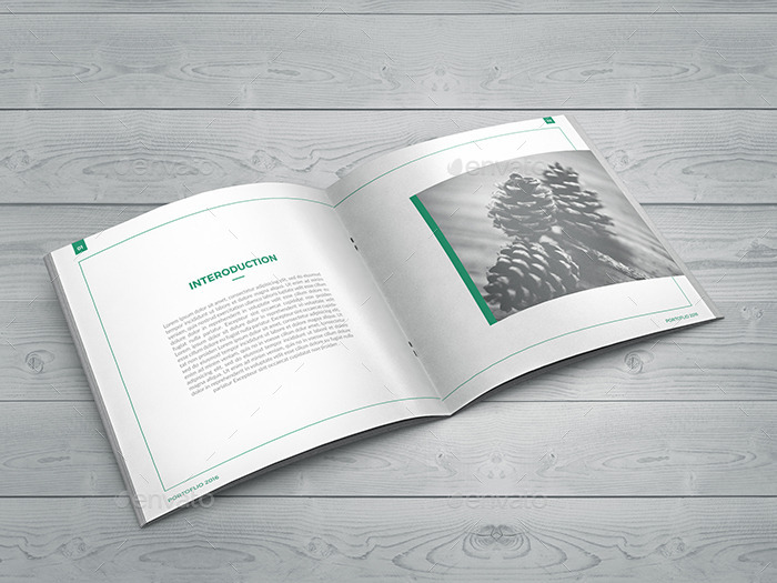 Square Portfolio Brochure Template 3 by Hazemtawfik | GraphicRiver