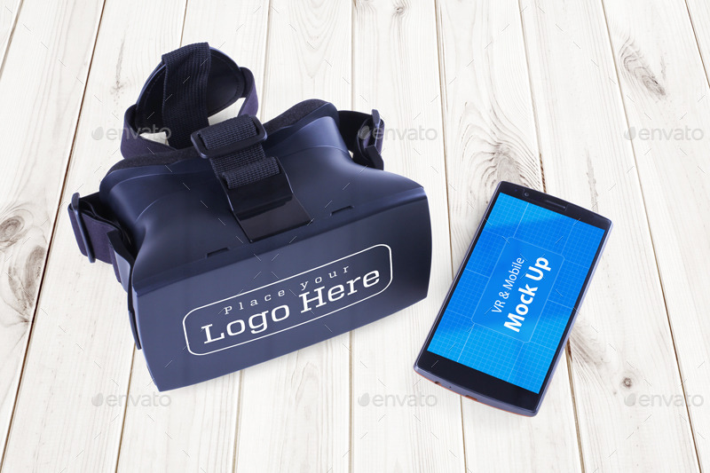 VR & Mobile Mock Up V.1 by QalebStudio | GraphicRiver